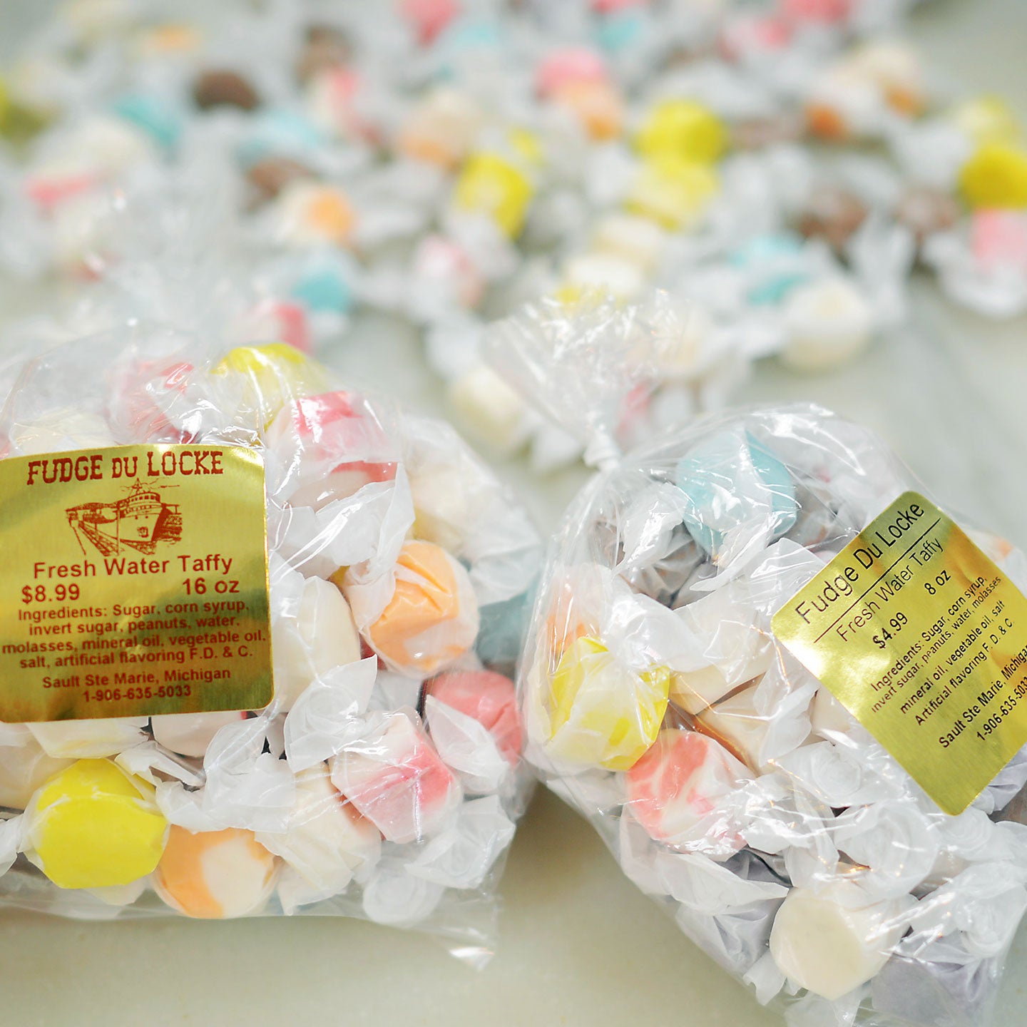 1 lb Fresh Water Taffy – Fudge Du Locke